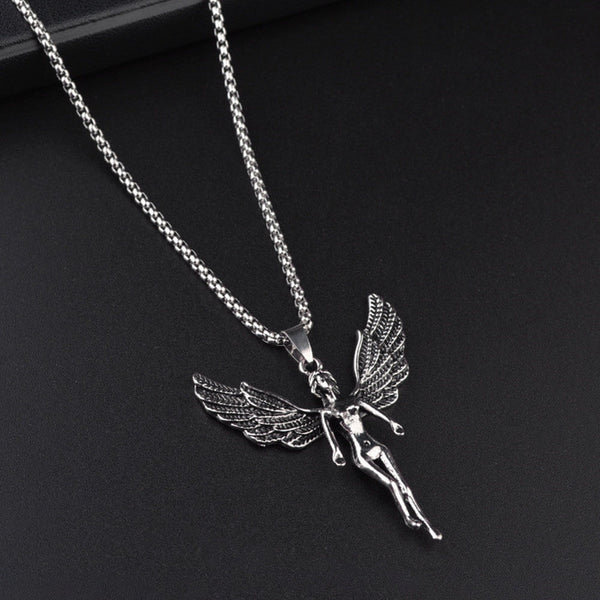 Collier pendentif ange femme – Esoterique Paris